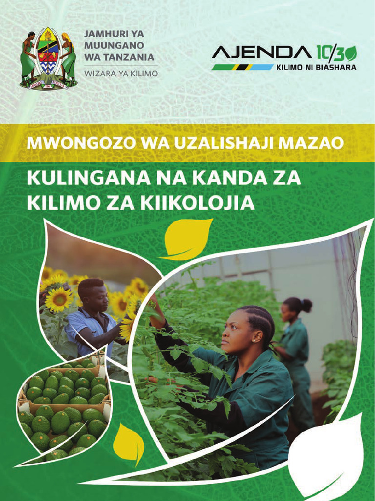 Muongozo Wa Uzalishaji Wa Mazao 2022 | PDF