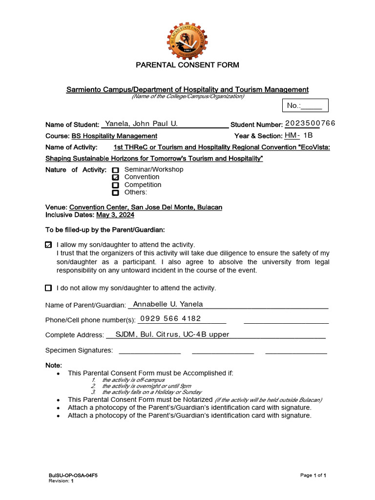 CONSENT-FORM Paul New | PDF