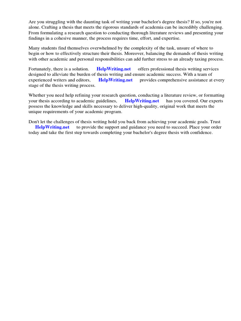 Bachelor Degree Thesis Format | PDF | Polymerase Chain Reaction | Thesis