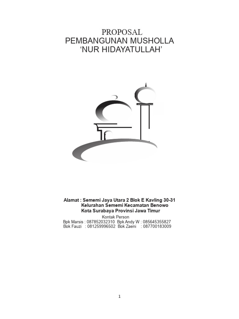 Mushollah Hidayatullah | PDF