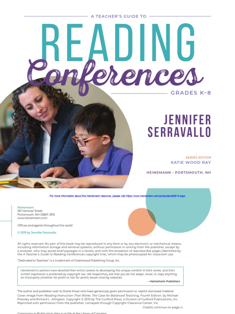 SampleChapter Serravallo Reading Conferences | PDF