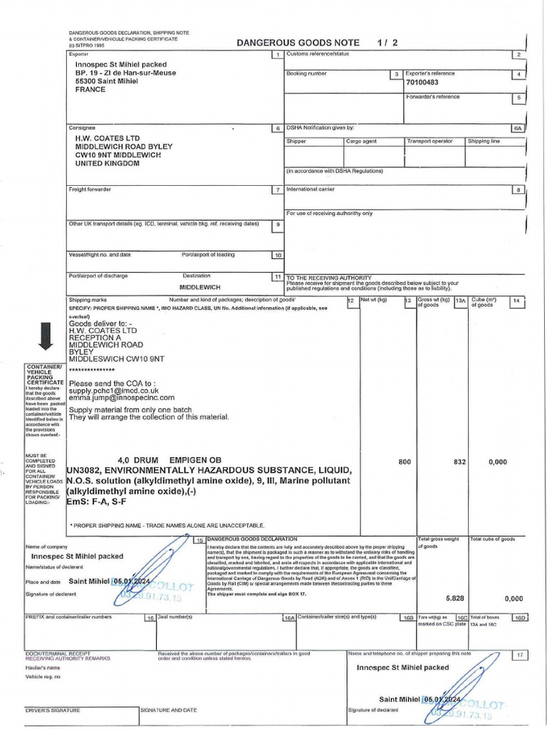 Dangerous Note | PDF