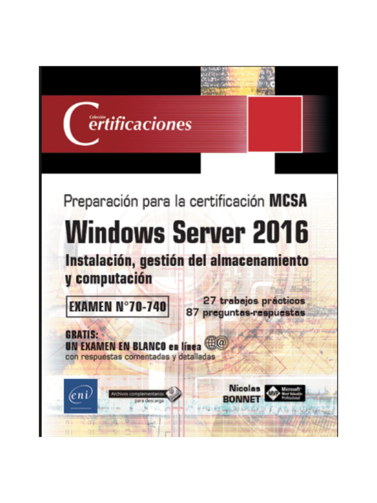 Windows 2016 70 740 Pdf Máquina Virtual Arranque