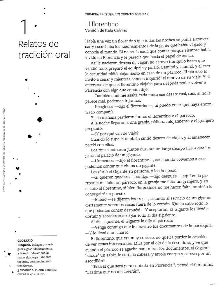 Lengua y Literatura 1, Unidad 1 | PDF