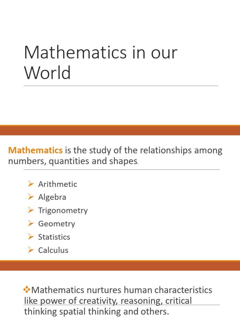 GNED 03 Mathematics in Our World | PDF | Pattern | Mathematics