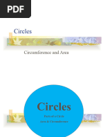 Differences Between Area and Circumference of A Circle | PDF | Area ...