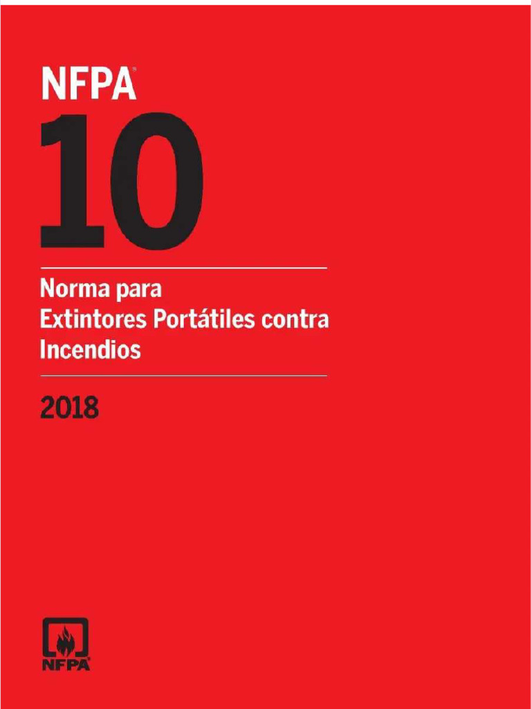 PDF Nfpa 10 2018 Espaol - Compress Chile 2022 | PDF