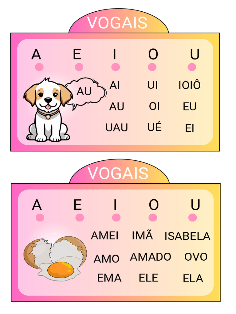 Fichas de Leitura Sílaba Simples | PDF