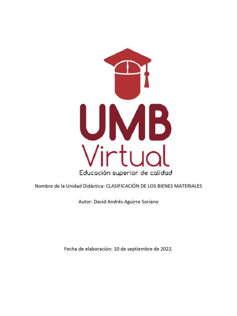 Clasificación de Bienes Materiales | PDF | Propiedad | Bienes raíces