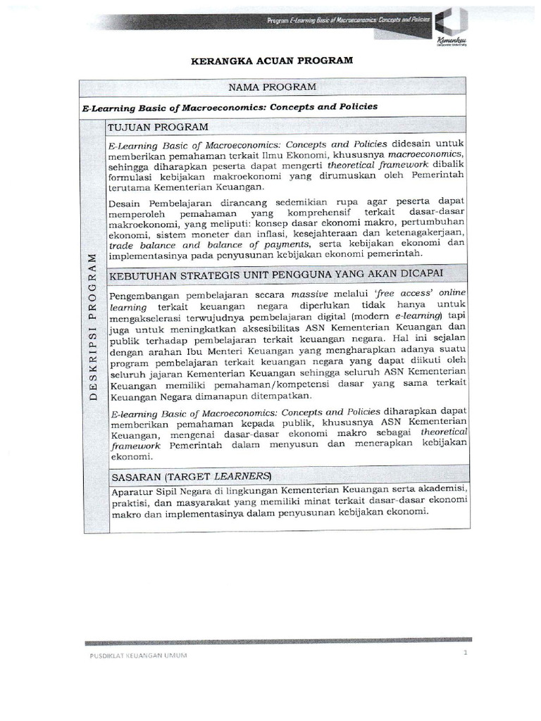 KAP E-Learning Basic of Macroeconomics Concepts and Policies (Open Access) | PDF