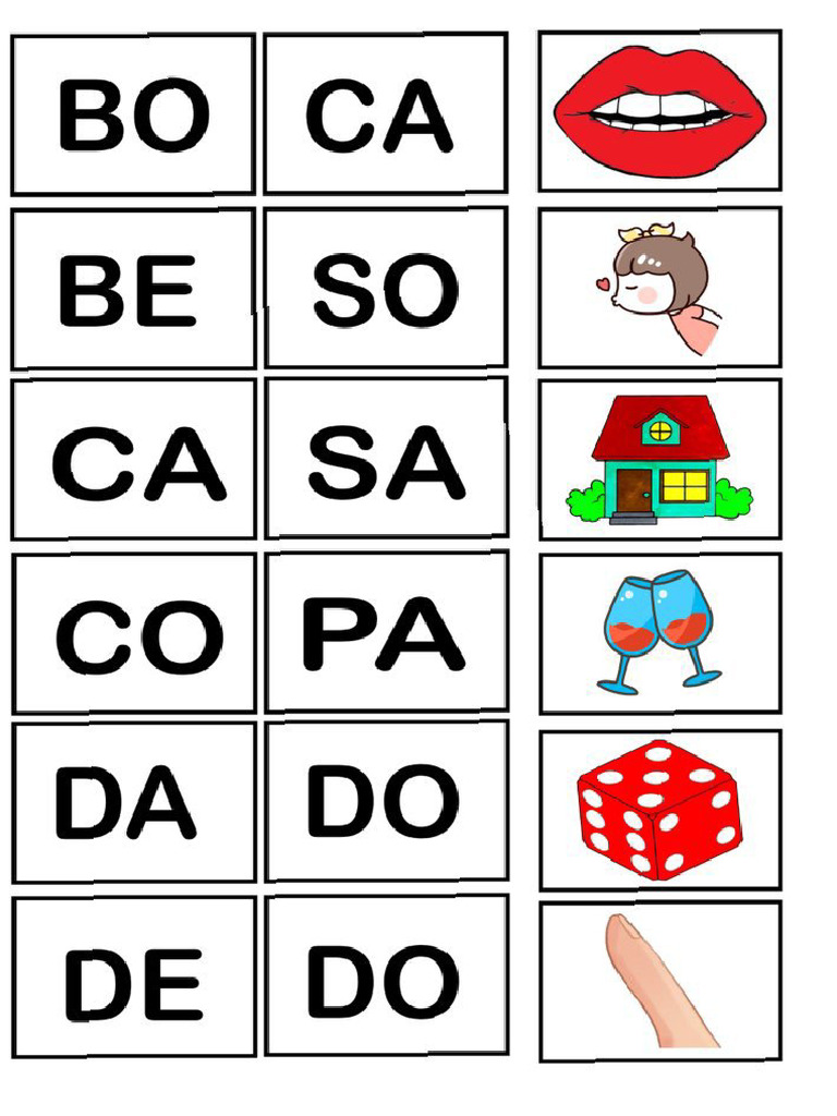 Silabas Arcoiris | PDF