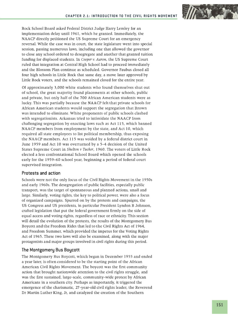 Rosa Parks and The Montgomery Bus Boycott | PDF
