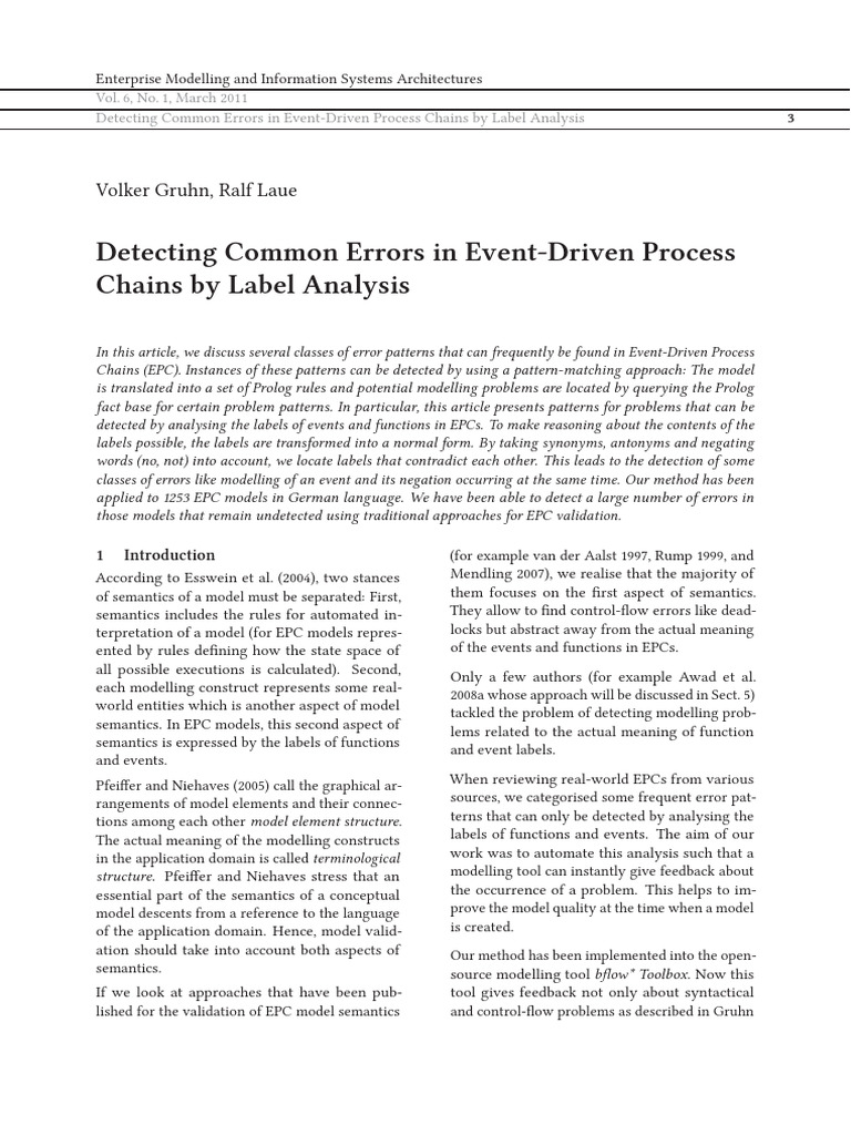 Detecting Common Errors in EPCs | PDF | Function (Mathematics) | Information