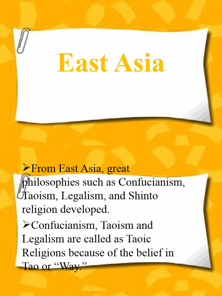 Philosophies of East Asia: Taoic Religions | PDF | Confucianism | Confucius
