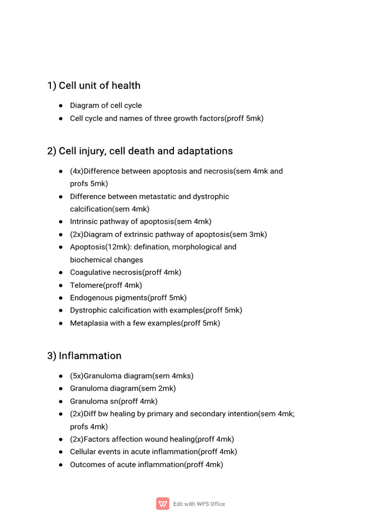 Patho PYQ | Download Free PDF | Electron