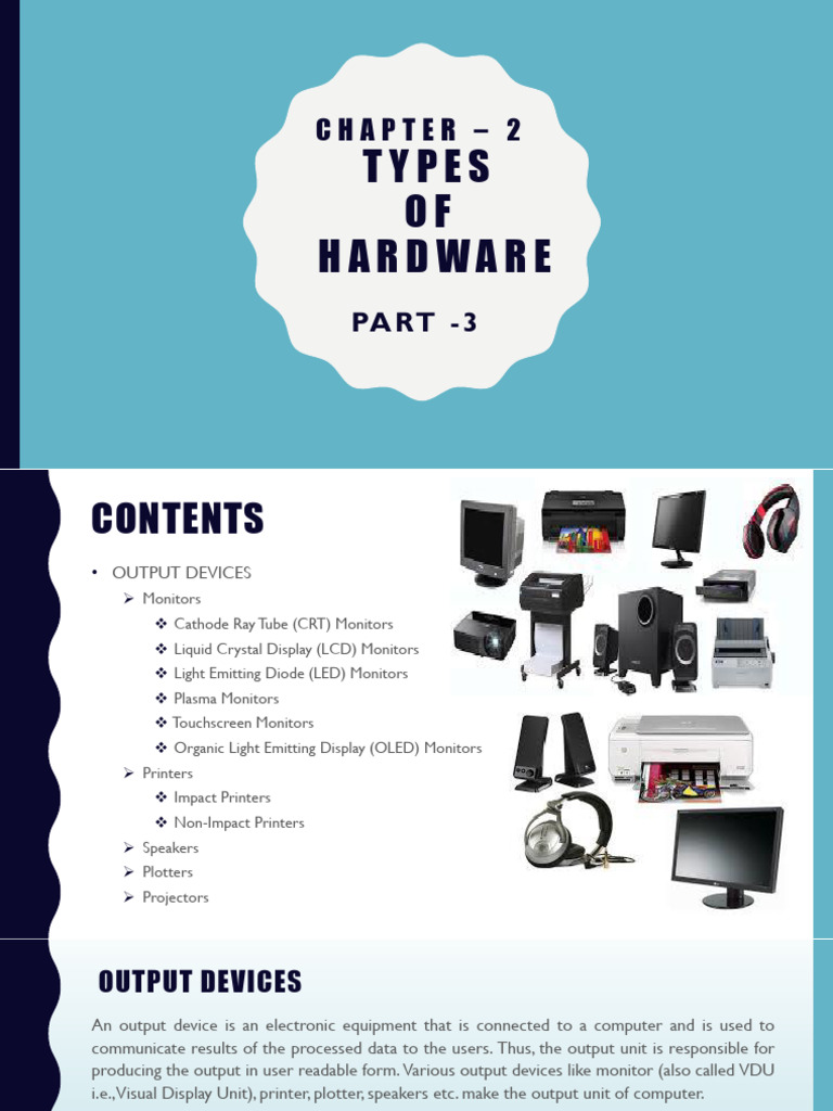 Class 9 Chapter 2 (Part-3) | PDF | Printer (Computing) | Computer Monitor