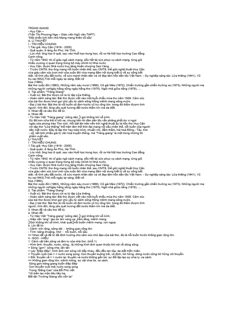 Tràng giang | PDF
