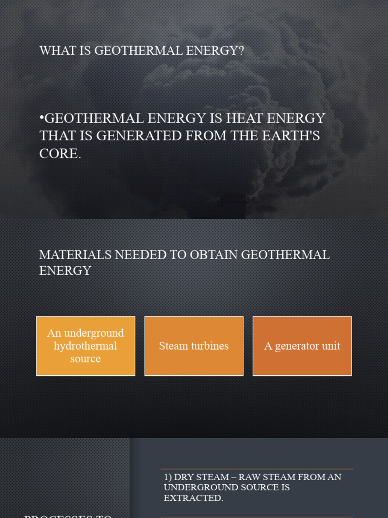 Geothermal Energy Presentation | Download Free PDF | Geothermal Energy ...