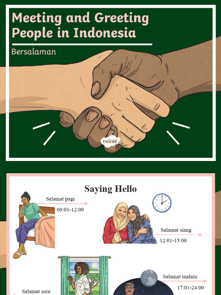 Indonesian Greetings and Etiquette Guide | PDF | Social Institutions ...