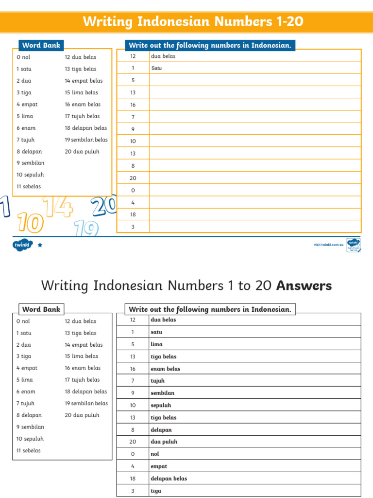 Practice Menghitung Bahasa | PDF