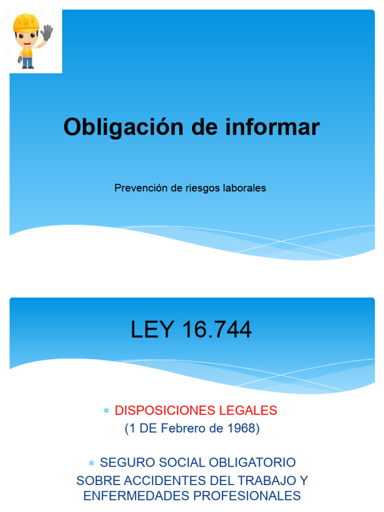Obligación de Informar | PDF | Relaciones laborales