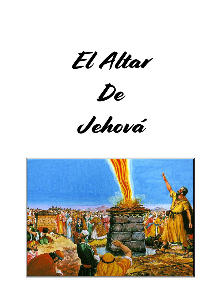 El Altar de Jehová | PDF | Libros de reyes | Jesús