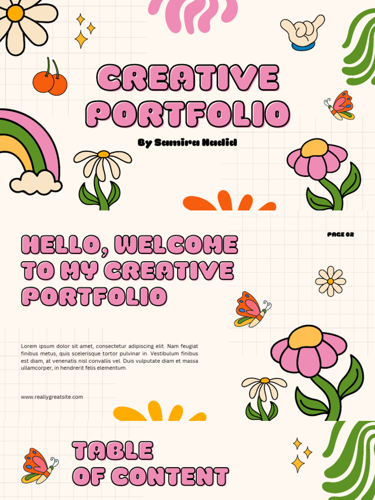 Samira Hadid's Creative Portfolio | PDF