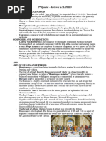 MAPEH 9 Second Quarter Reviewer | PDF | Classical Period (Music) | Substance Abuse