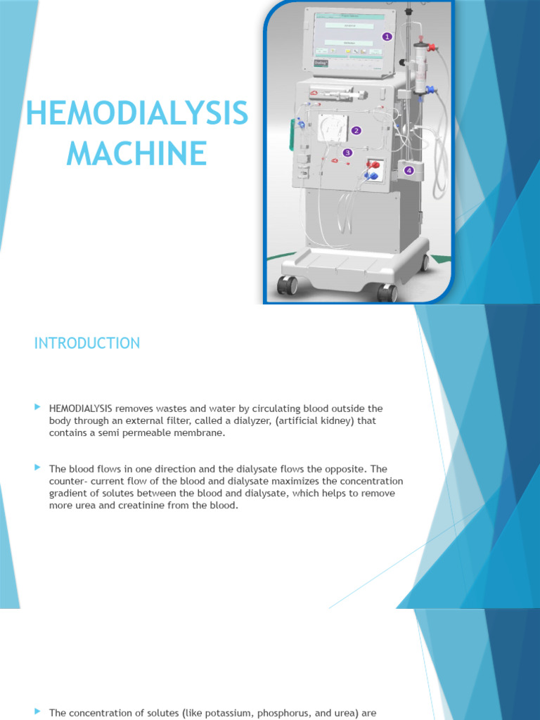Hemodialysis Machine Overview and Functions | PDF | Hemodialysis ...