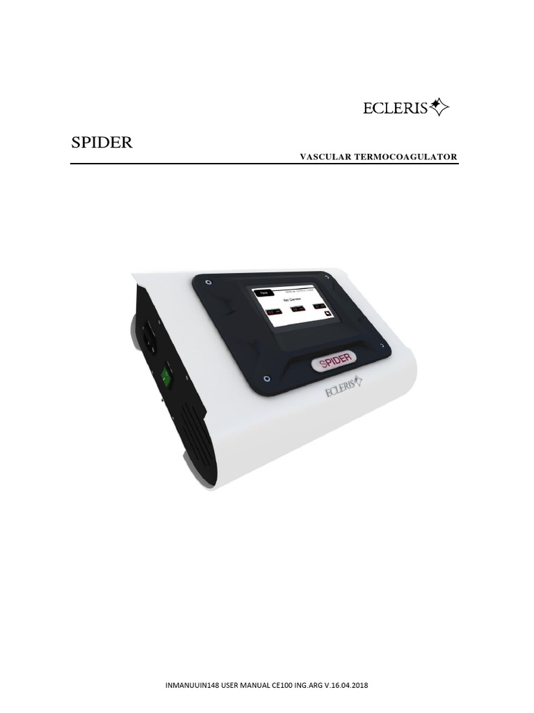 Inmanuuin148 User Manual Ce100 Ing - Arg V.16.04.2018 | PDF | Vein ...