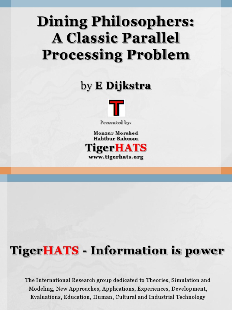 Dining Philosophers: A Classic Parallel Processing Problem by E Dijkstra | PDF | Concurrent ...