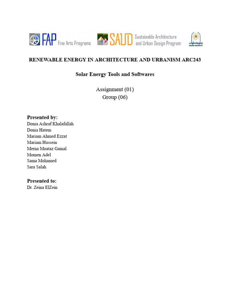 G06 - A01 - Report | PDF | Photovoltaic System | Photovoltaics