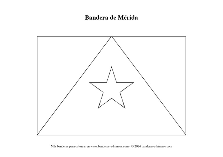 Bandera para Colorear Merida | PDF