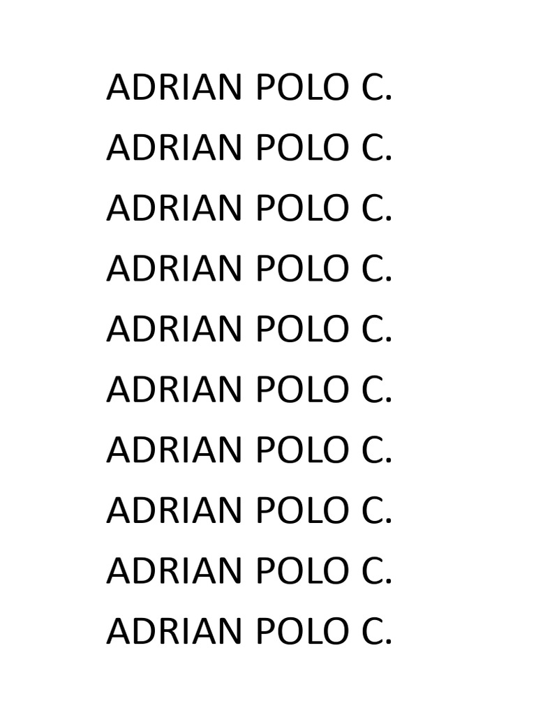 Adrian Polo C | PDF