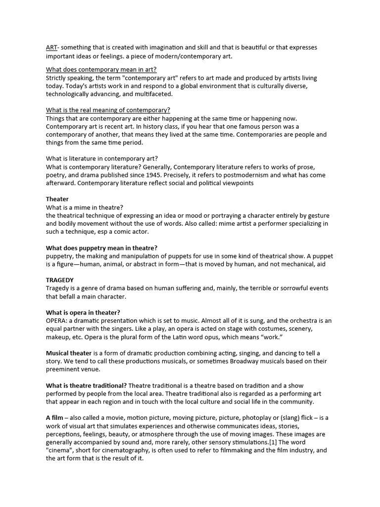 1 | PDF | Theatre | Puppetry