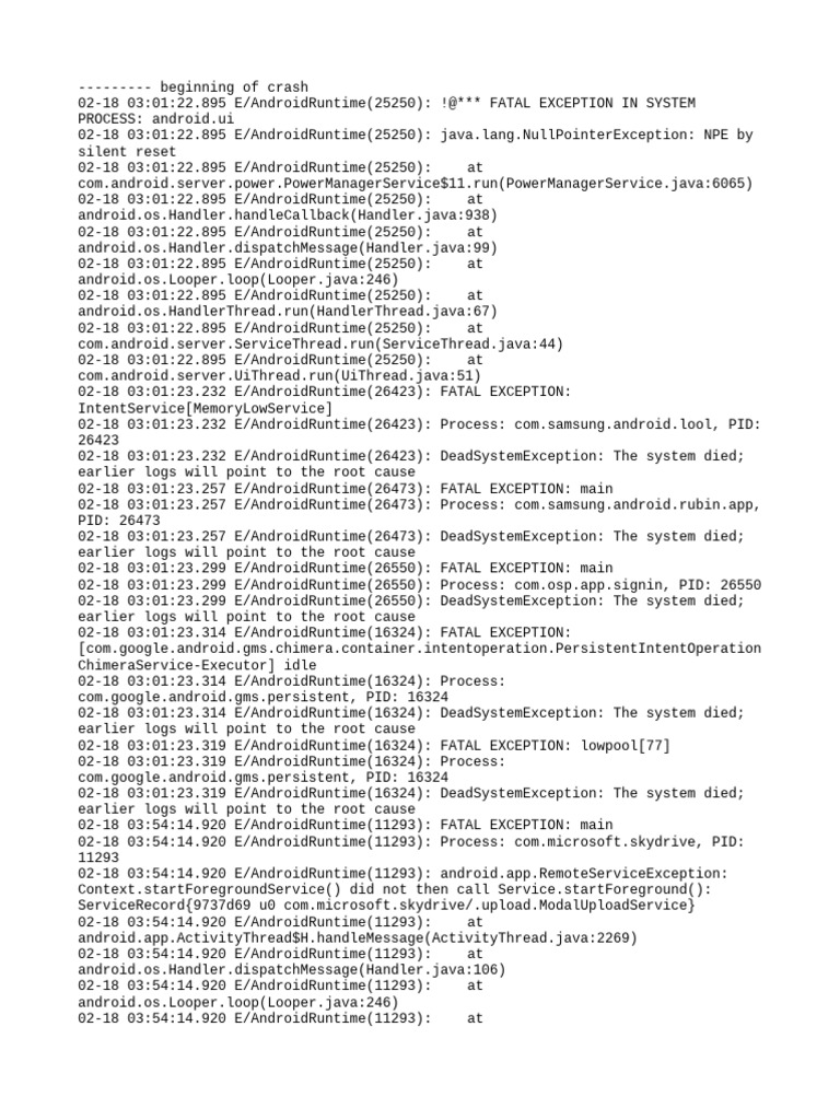 Logcat Prev CSC Log | PDF | Battery Charger | Operating System Technology