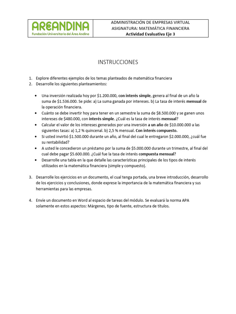 Actividad Evaluativa Eje 3 Corregida-3 | PDF