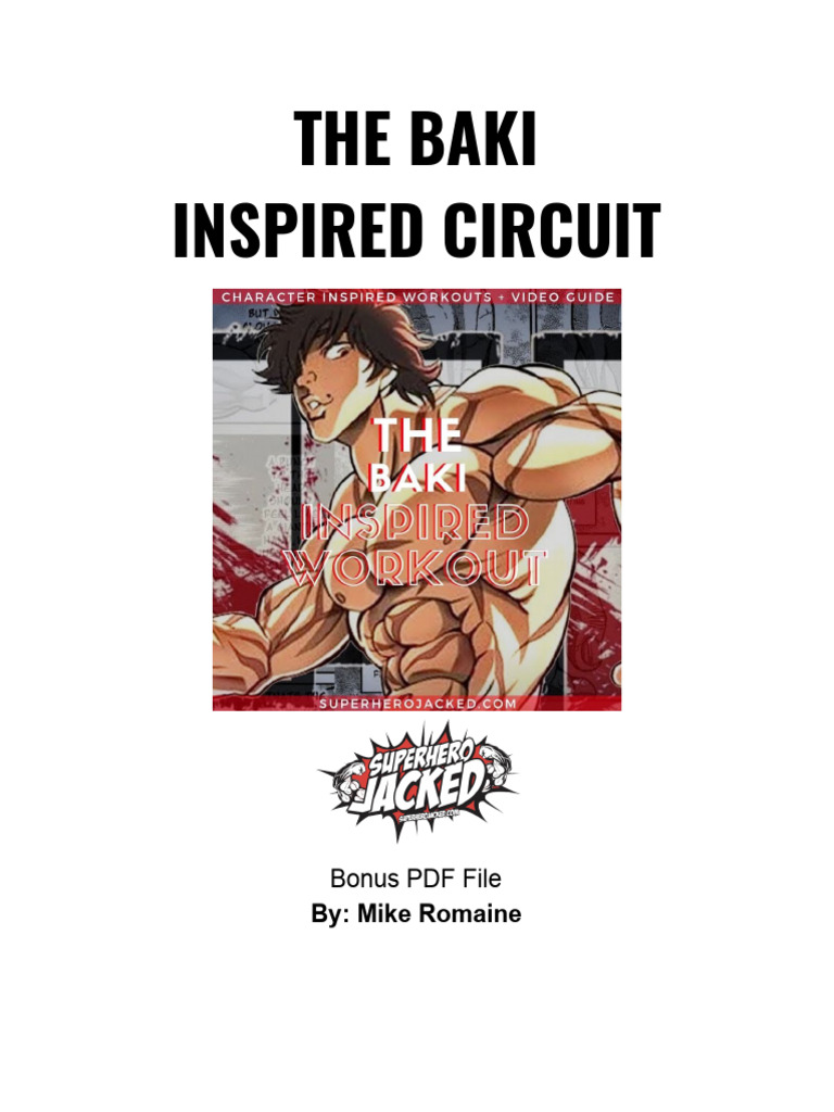 The Baki Inspired Circuit Workout PDF | PDF | Wellness