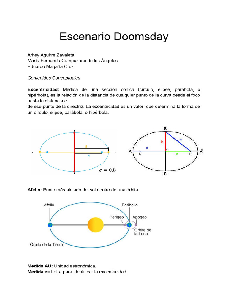 Escenario Doomsday | PDF | Orbita | Astronomía