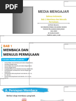 LKPD Menulis Menebalkan Huruf Kelas 1 Bahasa Indonesia | PDF