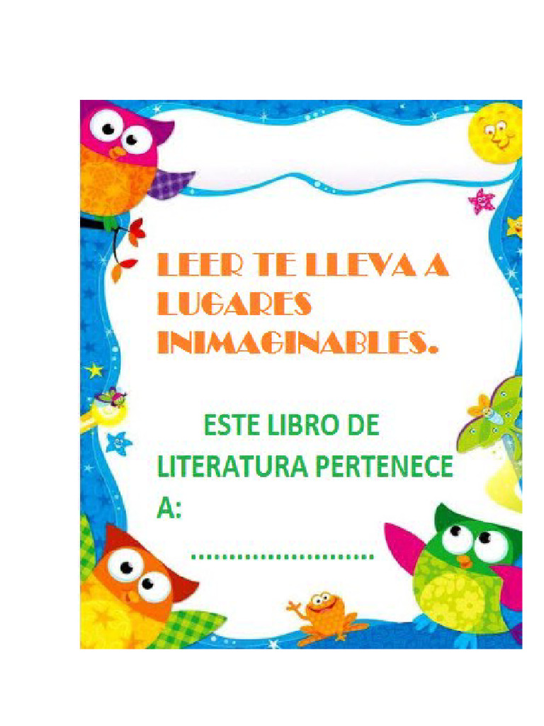 Librito de Lectura Animales | PDF