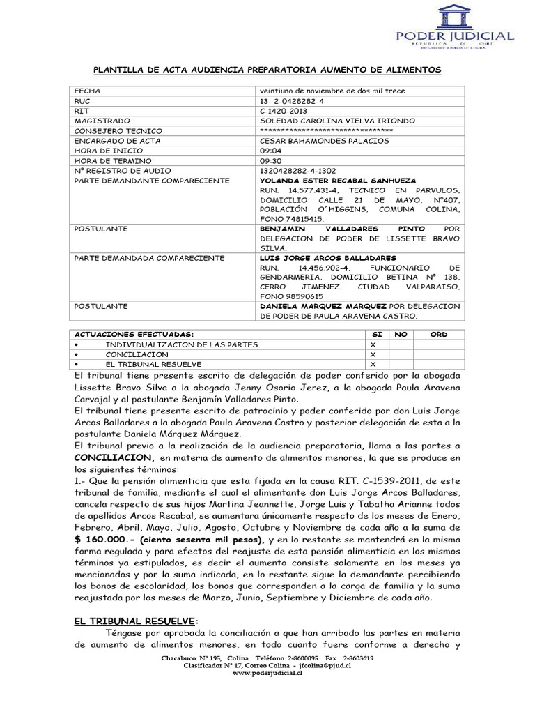 C-1420-2013 Aumento | PDF | Pensión alimenticia | Instituciones sociales