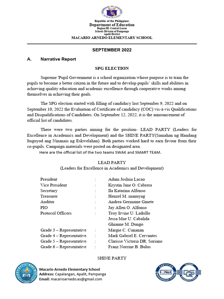 ACR On MAES SELG | PDF | Tobacco Smoking | Addiction