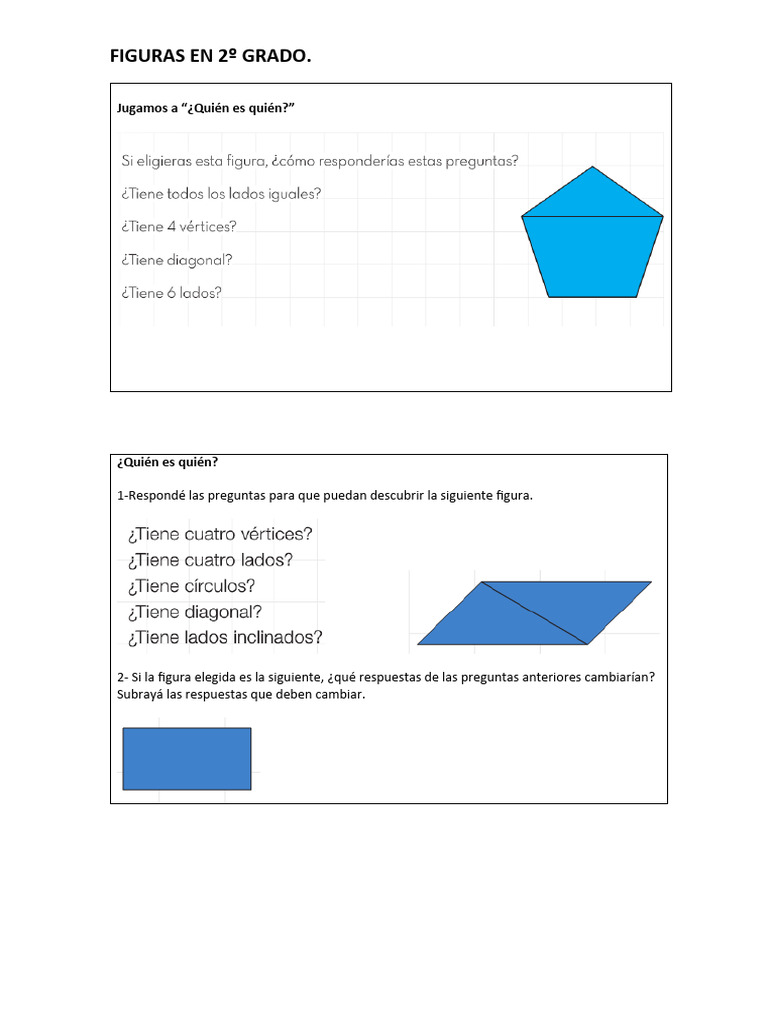 Secuencia de Geometria en 2do Grado | PDF