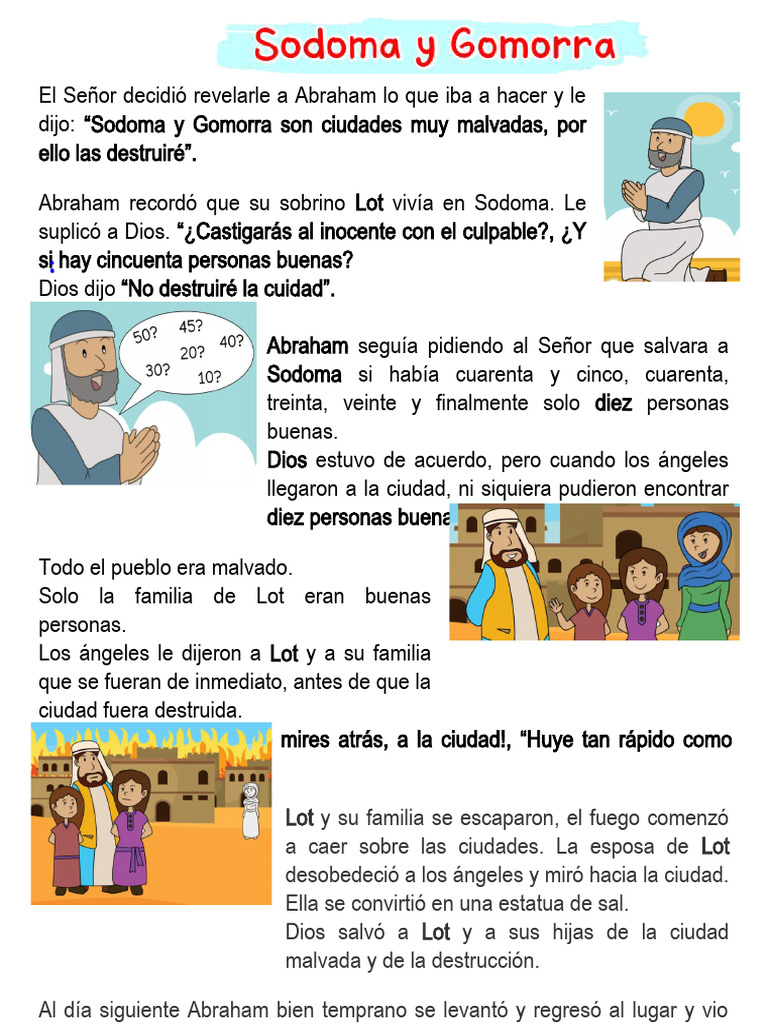 F. Sodoma y Gomorra | PDF | Abrahán