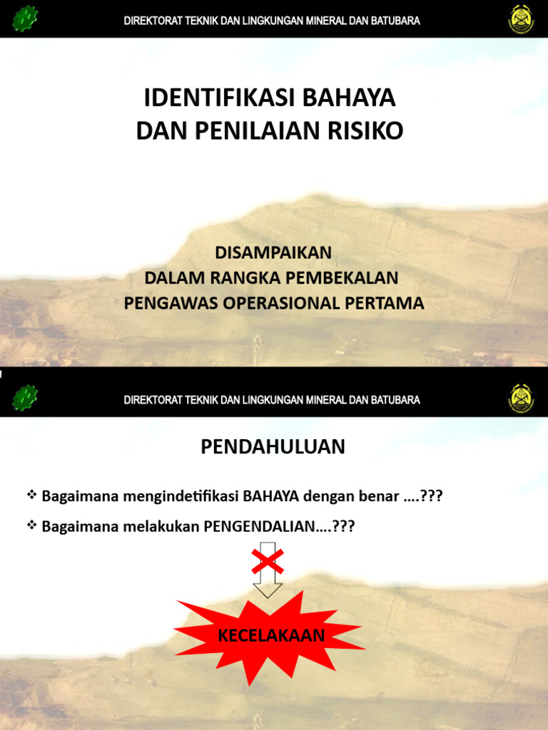 Identifikasi Bahaya dan Penilaian Risiko | PDF