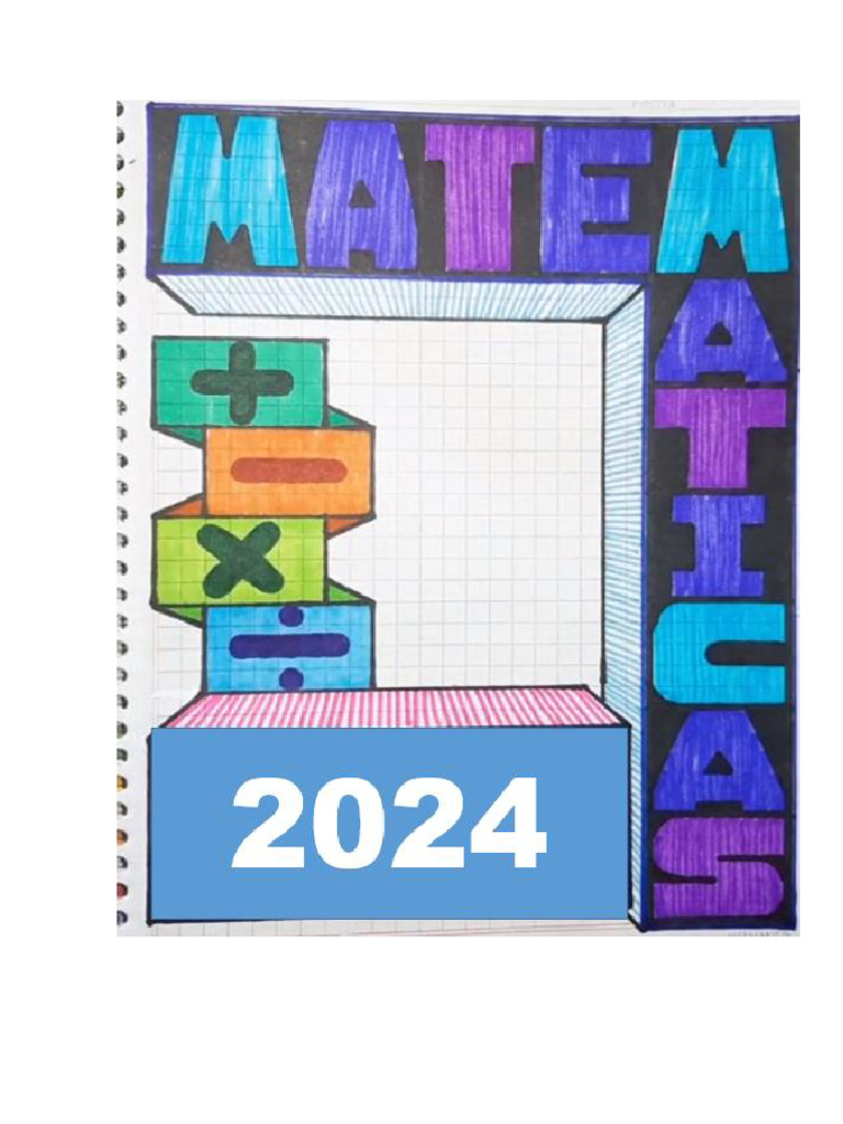 Caratula Matematica Tercer Trimestre | PDF