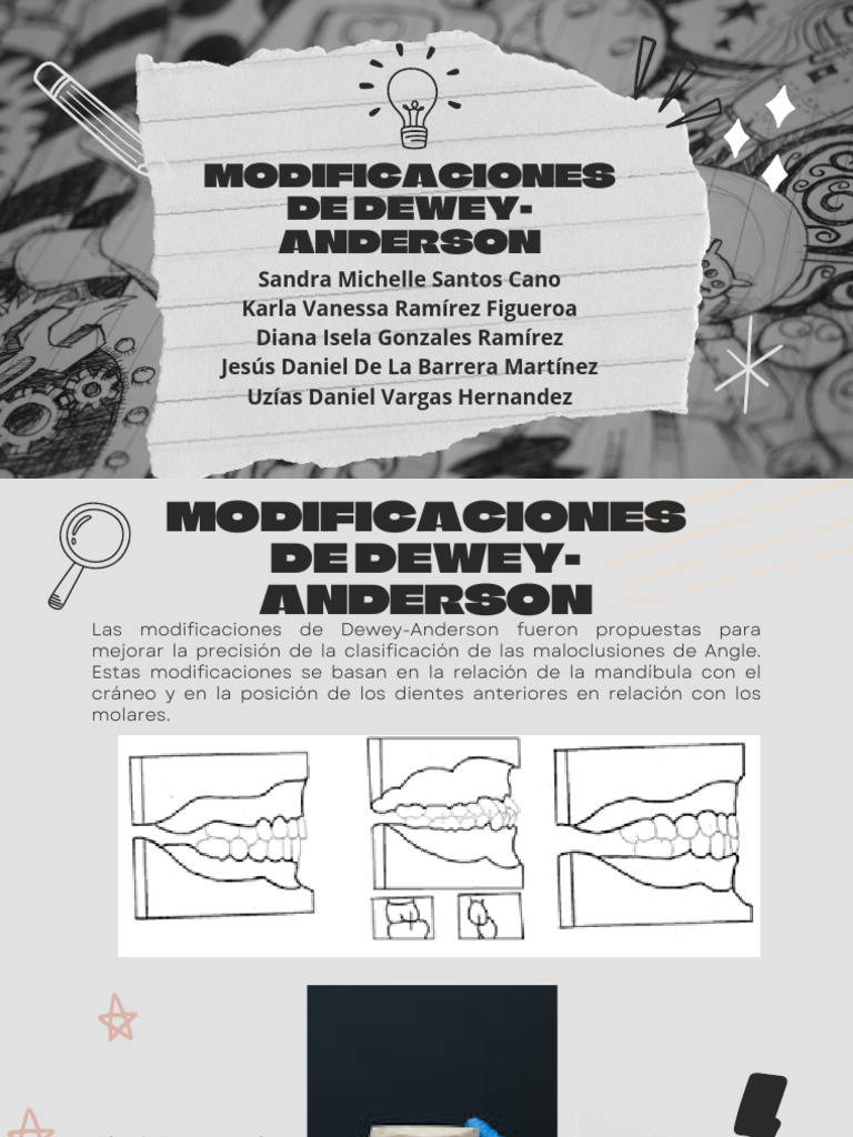 Modificaciones de Dewey-Anderson en Odontología | PDF | Anatomía humana ...