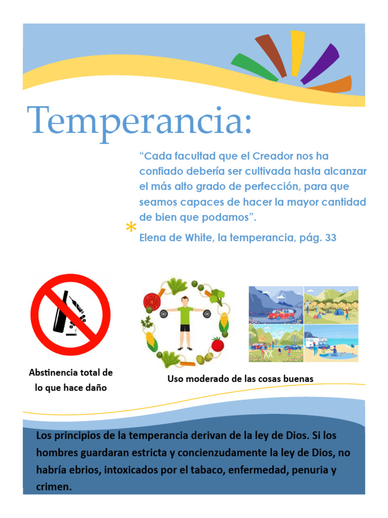 Folleto Temperancia | PDF