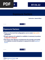 Prime Factors of X-Ray Exposure | PDF | Radiography | X Ray